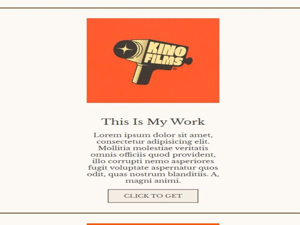 A responsive HTML email template with inline CSS | Upwork