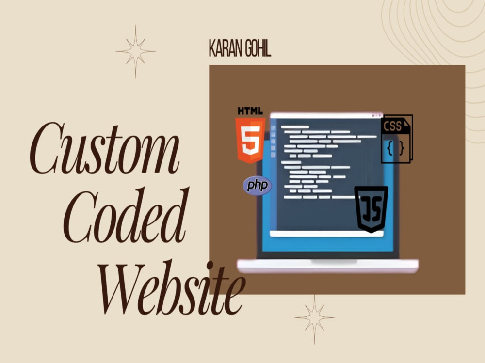 A fully custom-coded website using HTML, CSS, JS, and PHP | Upwork