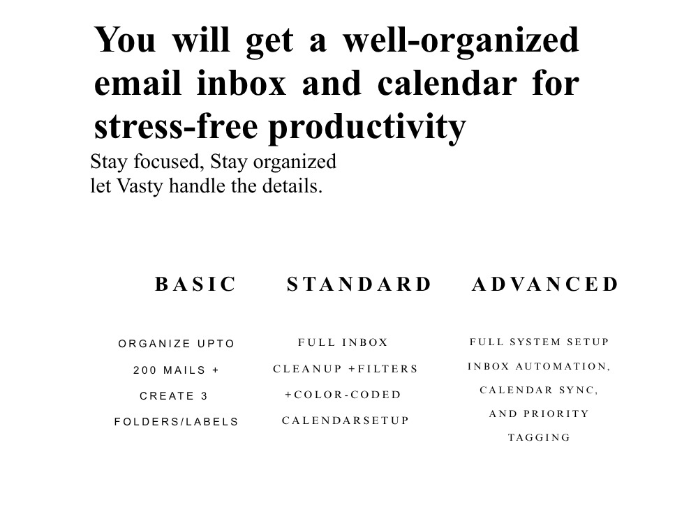 Efficient email management and a clutter-free inbox | Upwork