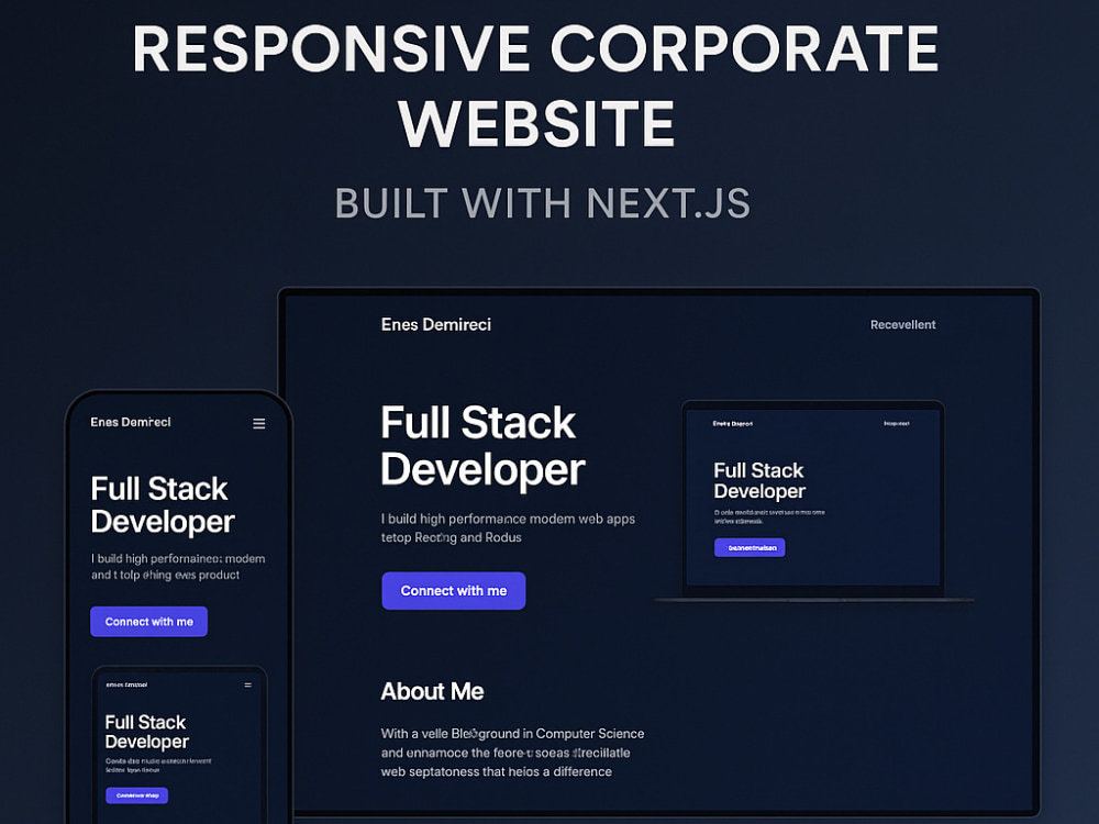 Design and Build a Professional Website with Next.js (Figma to React) | Upwork