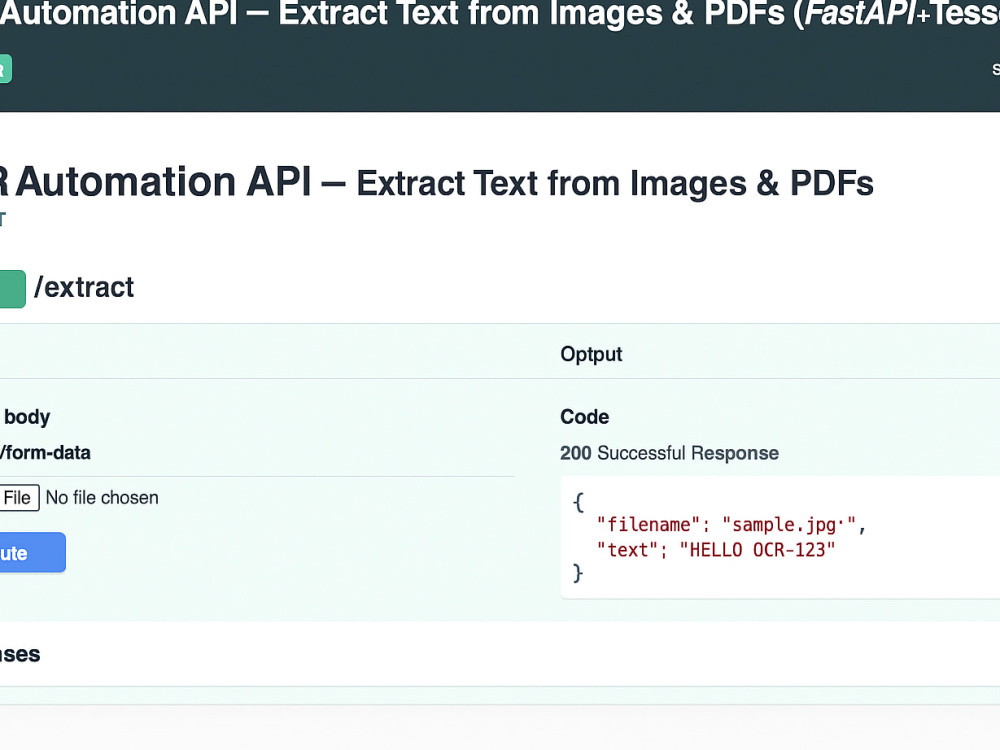I will build an AI Background Remover API with FastAPI and Python | Upwork