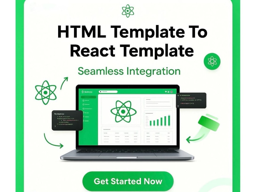 Seamless HTML to React Integration with Tailwind & Bootstrap Expertise | Upwork