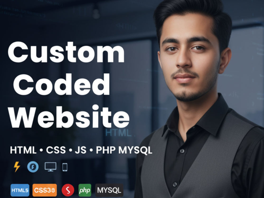 Build a responsive portfolio or business website using HTML, CSS, JS ...