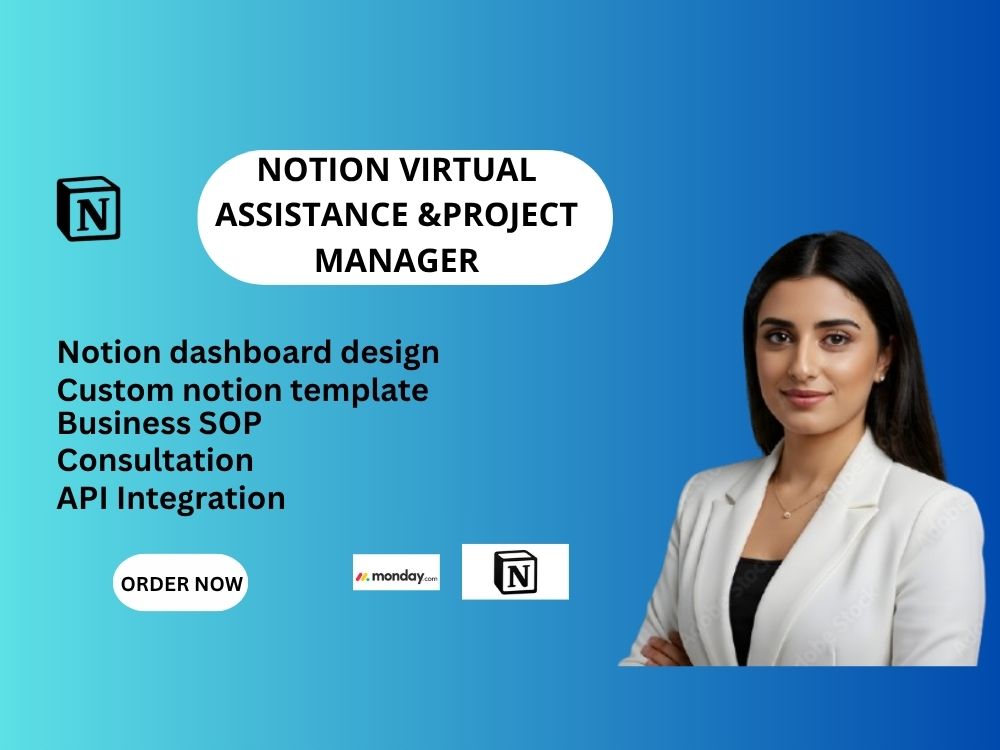 A custom notion template as your notion expert & notion virtual ...