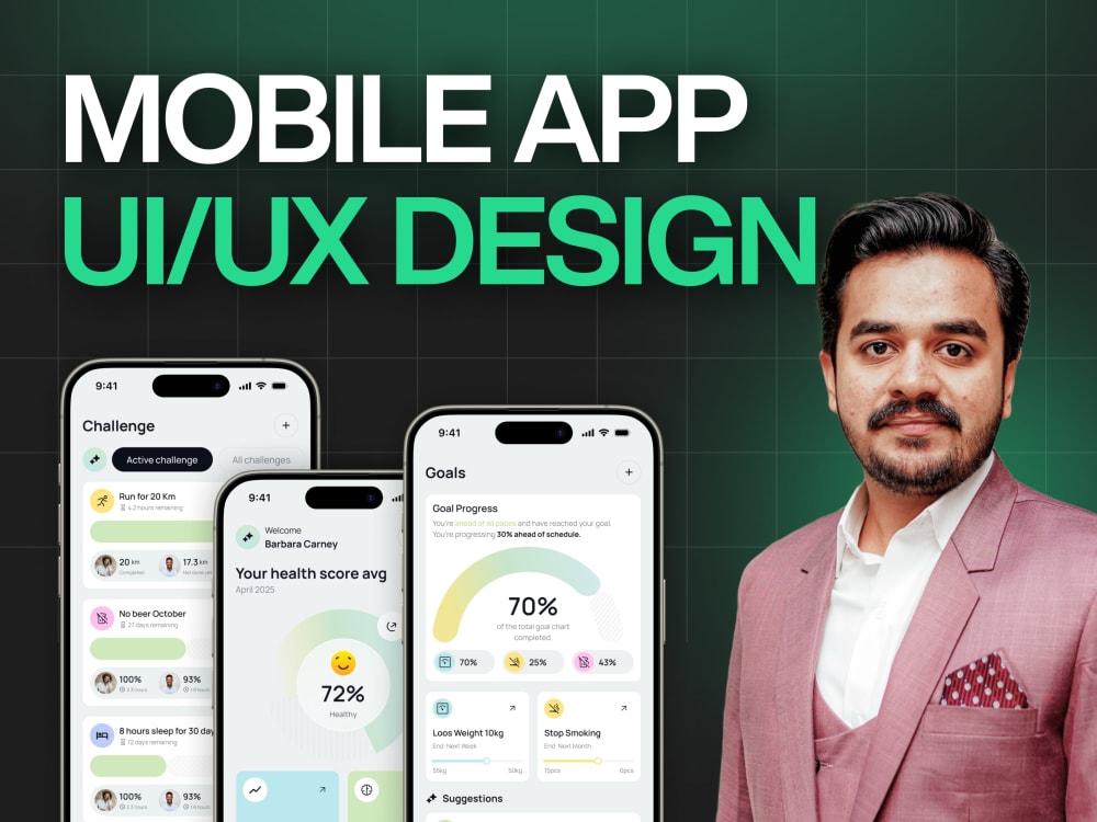 A Polished Mobile App UI/UX Design | Upwork