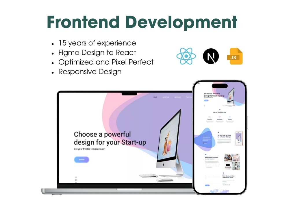React | Next JS | Frontend Developer for you project | Upwork