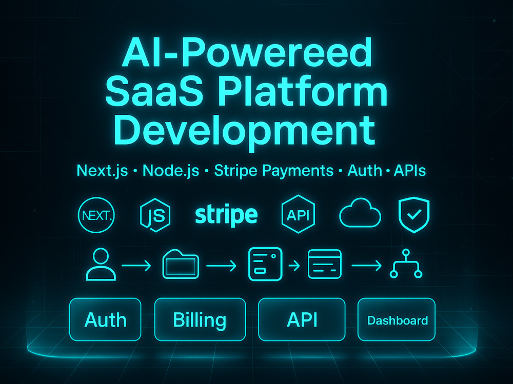 AI-Powered SaaS Platform Development (Next.js, Node.js, Stripe) | Upwork