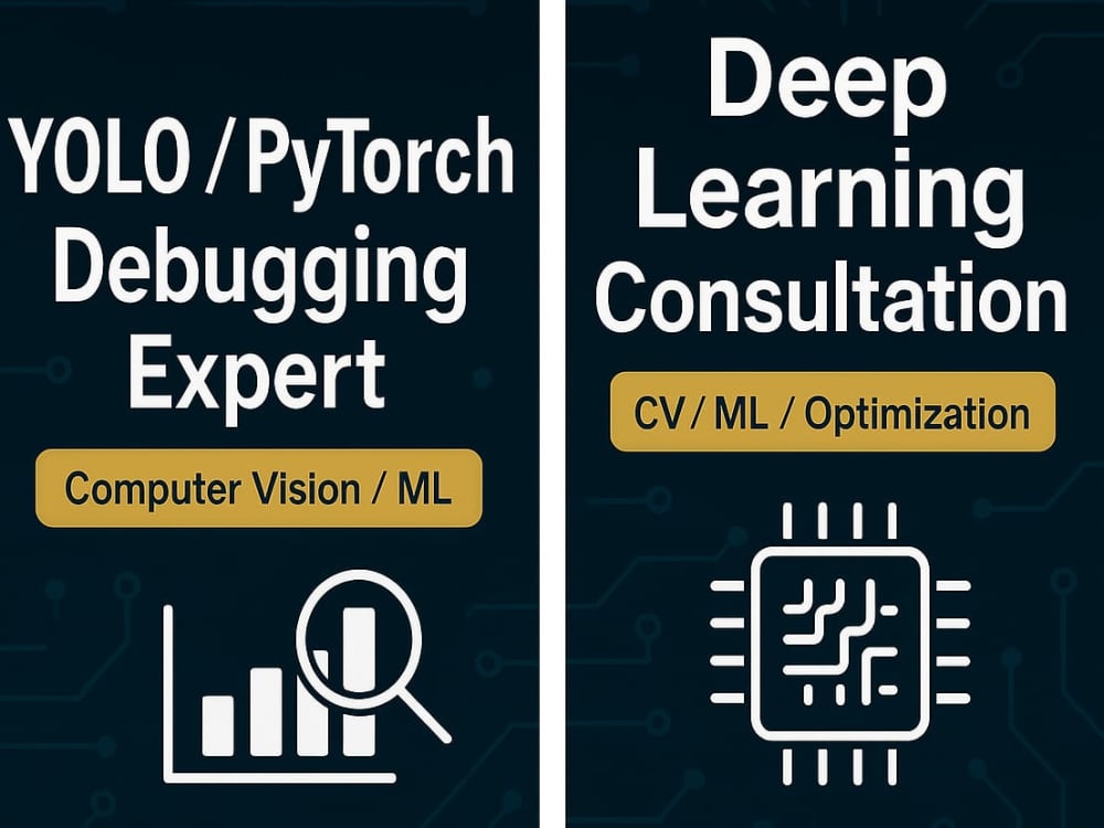 AI/ML Expert: PyTorch, YOLO, Transformers, Debugging & Model ...