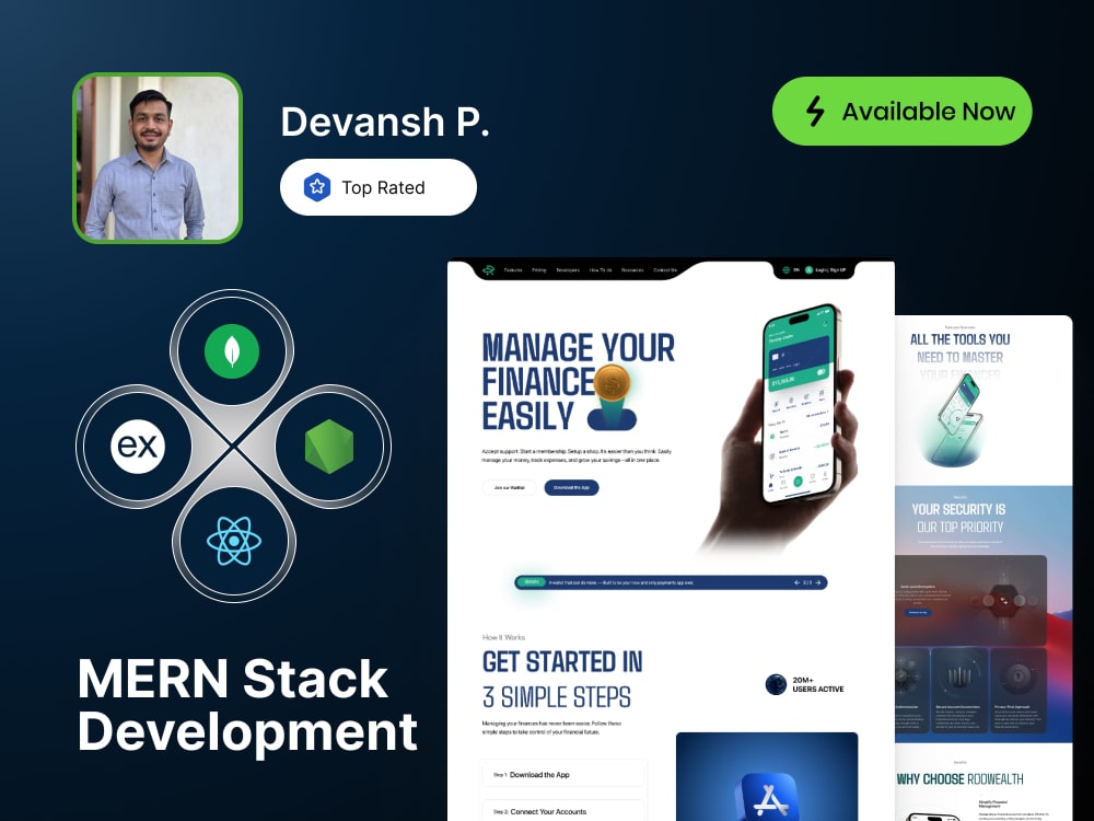 Full Stack Developer | MERN Stack Developer | MongoDB/Express/React/Node | Upwork