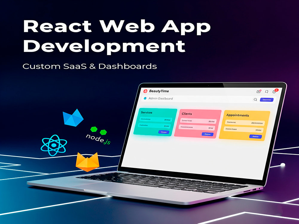 Develop a custom web app using react and firebase | Upwork
