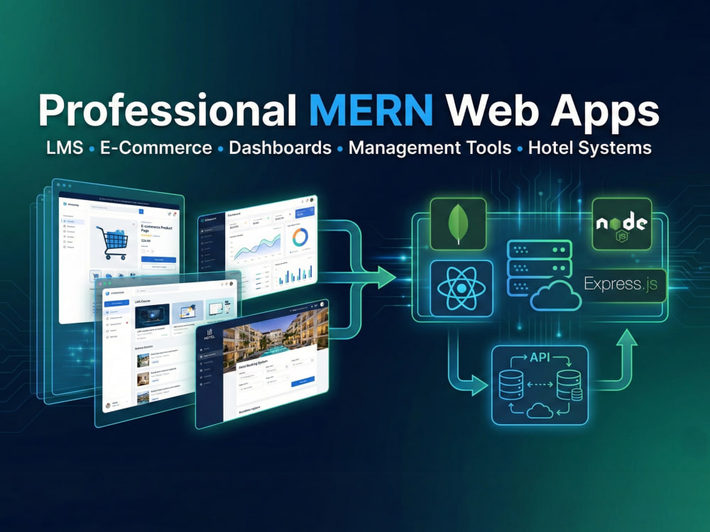 A well-developed website in MERN stack | Upwork