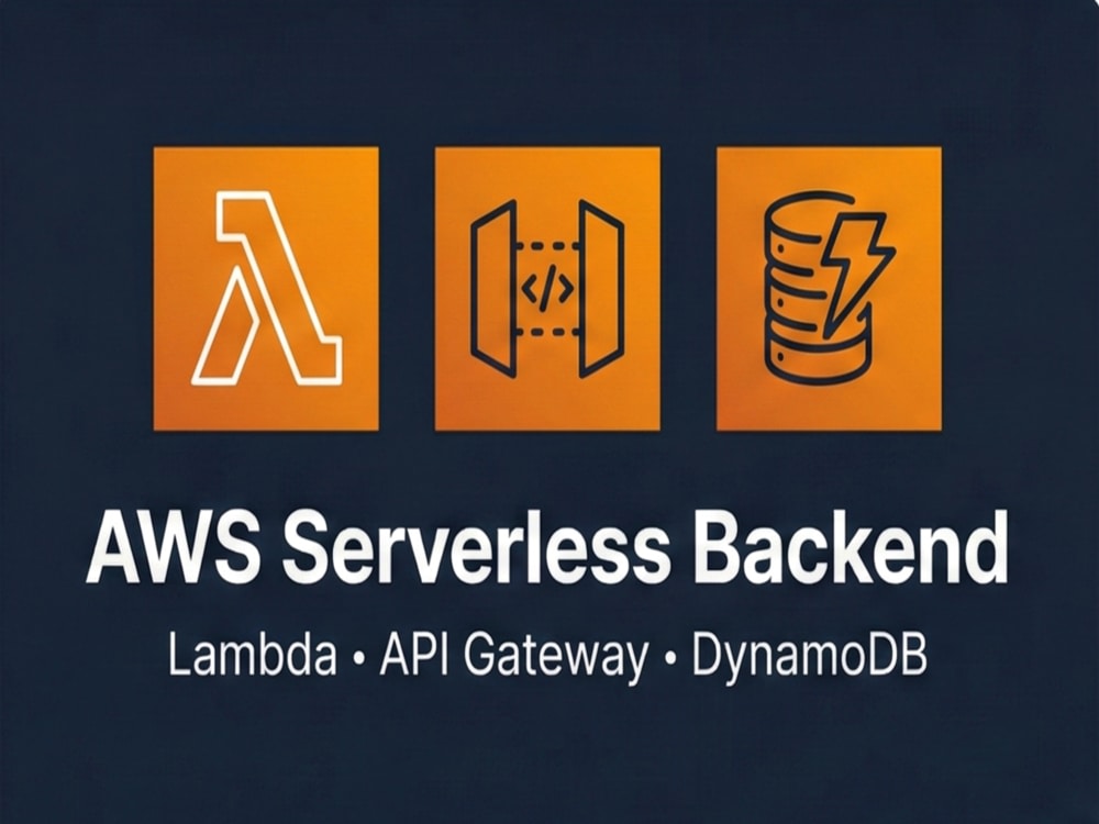 Serverless AWS Lambda Backend (API Gateway + DynamoDB) | Upwork