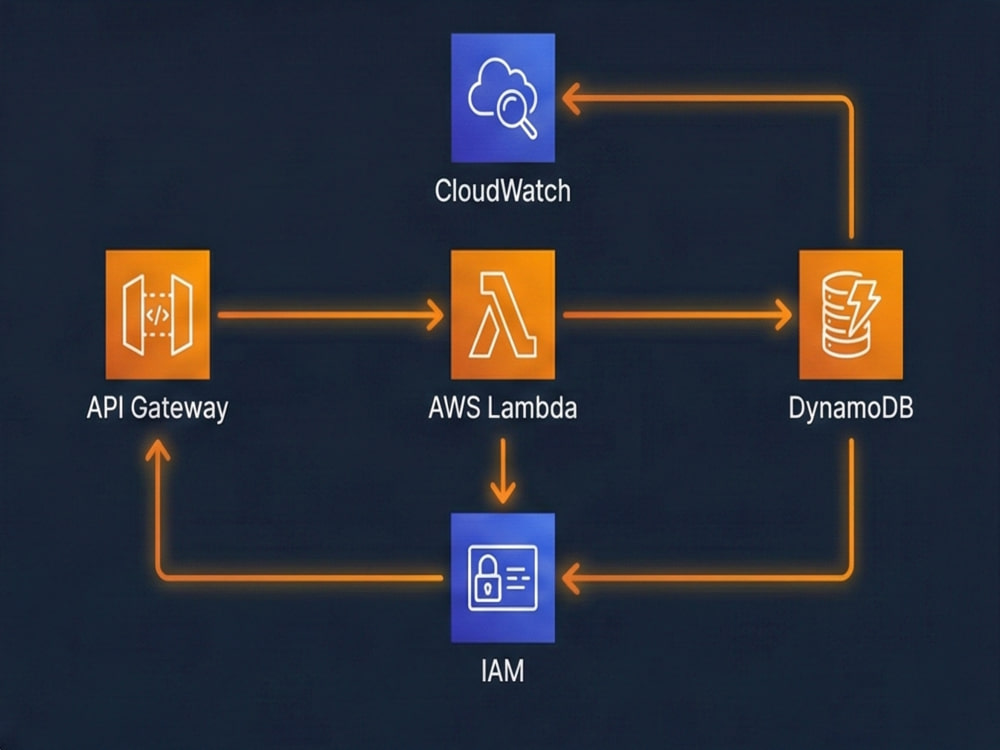 Serverless AWS Lambda Backend (API Gateway + DynamoDB) | Upwork