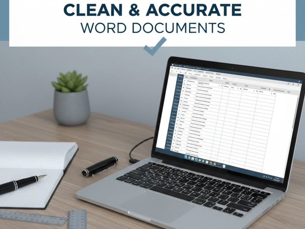 Clean & Accurate Word Document Formatting | Upwork