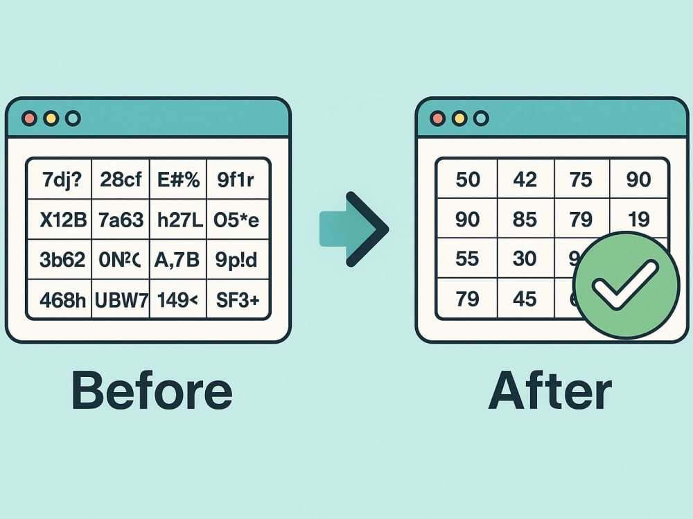 I will do accurate data entry, data cleaning, and Excel tasks for you ...