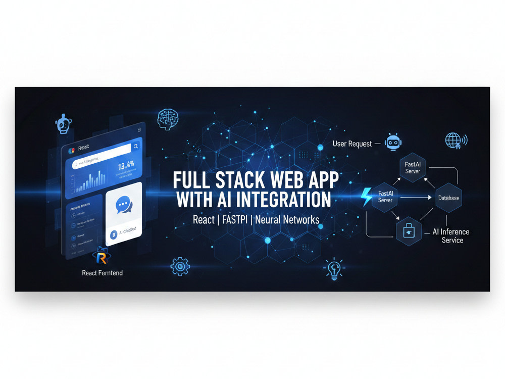 Full-Stack AI Web App Development – React + FastAPI + ML/AI Features ...