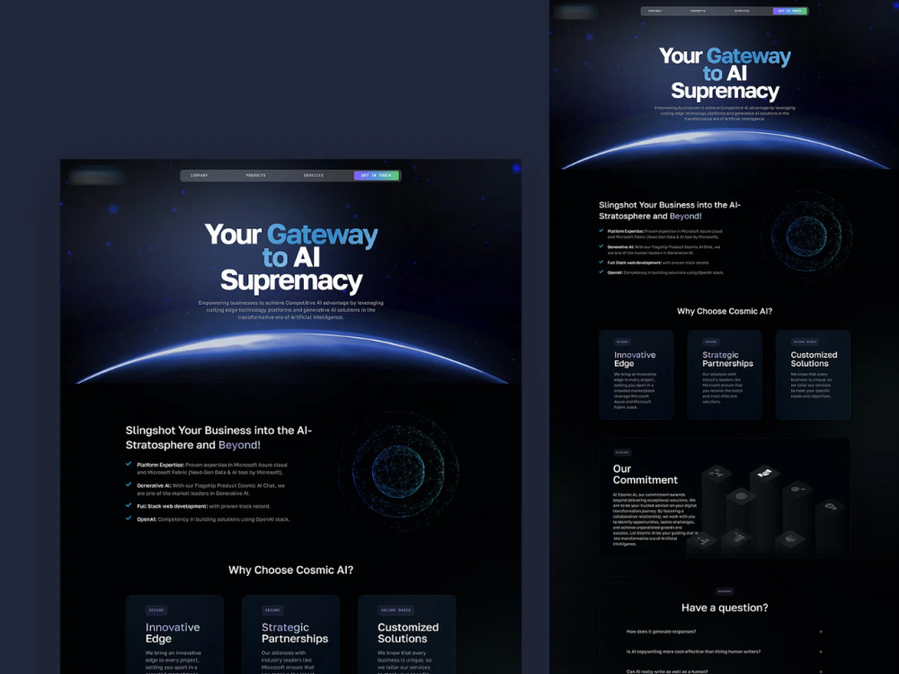 UI/UX Design for Landing Page (Figma) | Upwork