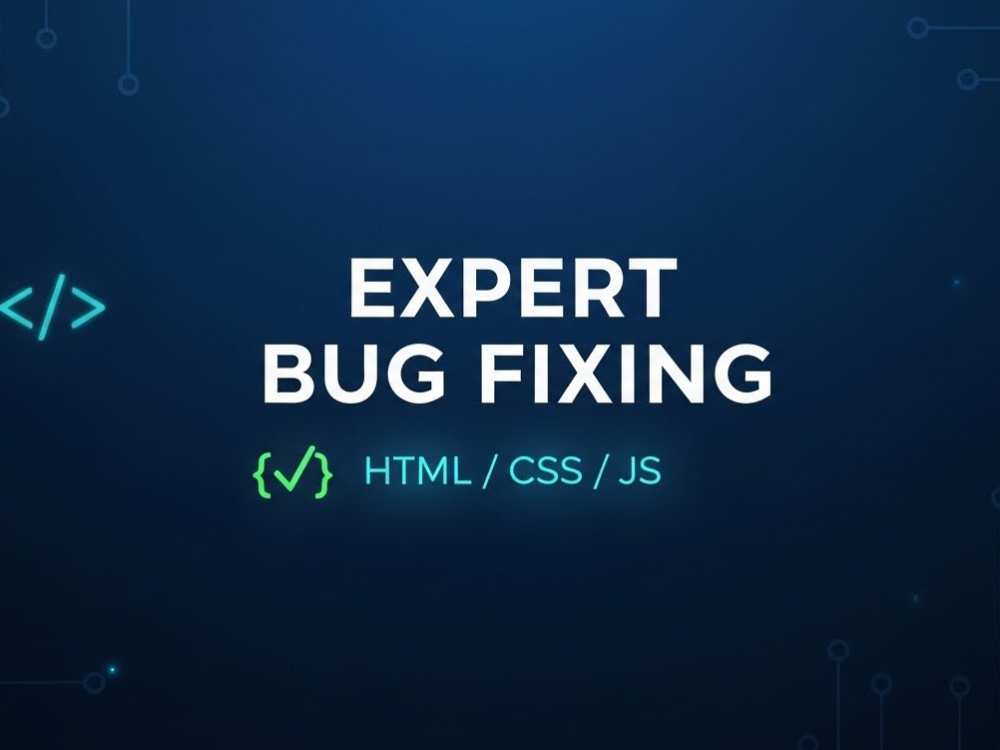 A precise HTML, CSS, or JavaScript Bug Fix for your Website | Upwork