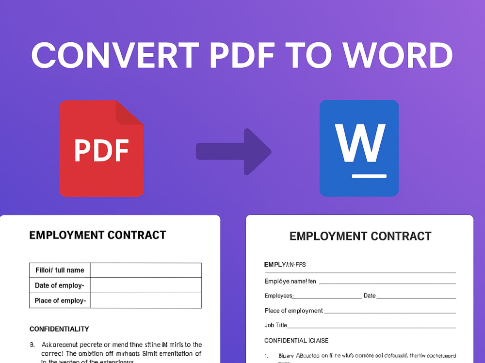 "Convert PDF / Image / Screenshot to Word or Excel (Fast & Accurate ...