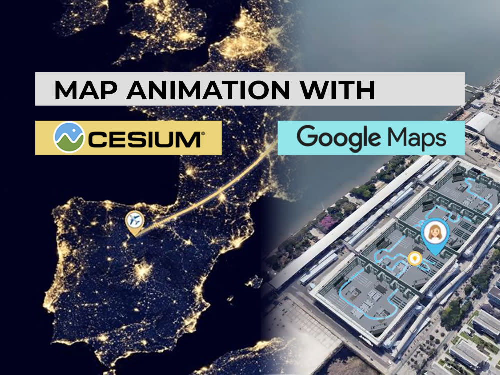 Flyover 2d & 3d map animations, Google Earth / After Effects style | Upwork