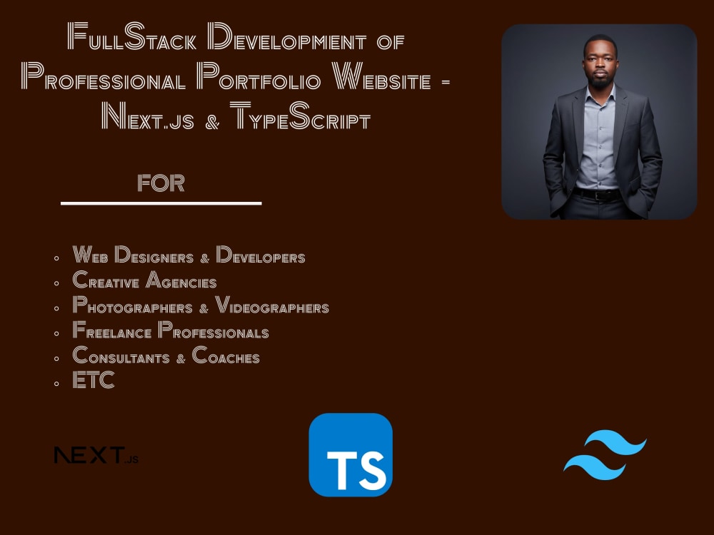 Professional Portfolio Website - Next.js & TypeScript | Upwork