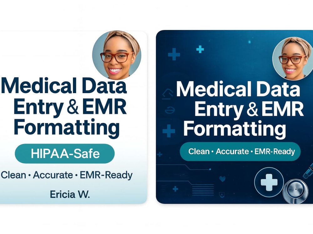 Medical Data Entry & EMR Formatting (HIPAA-Safe) | Upwork