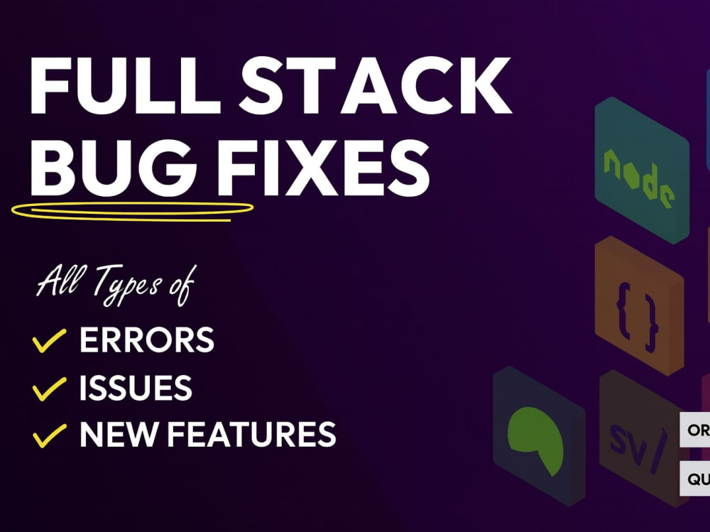 Fix bugs or add features to your react nodejs nextjs or nestjs project | Upwork