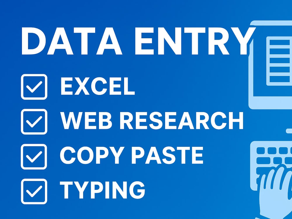 Professional Data Entry & Web Research Service | Upwork