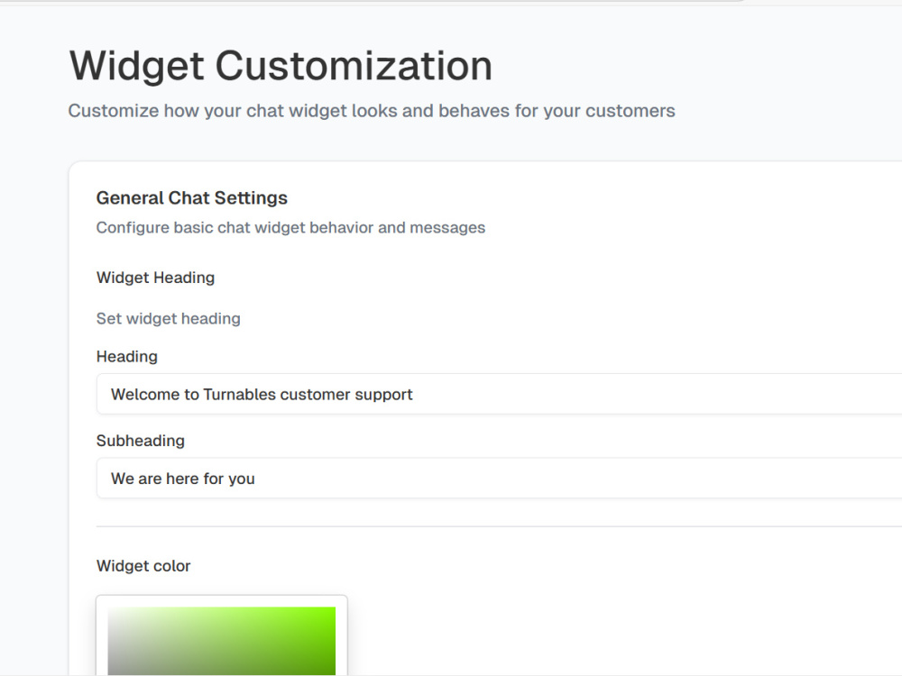 AI customer support widget embeddable on websites | Upwork