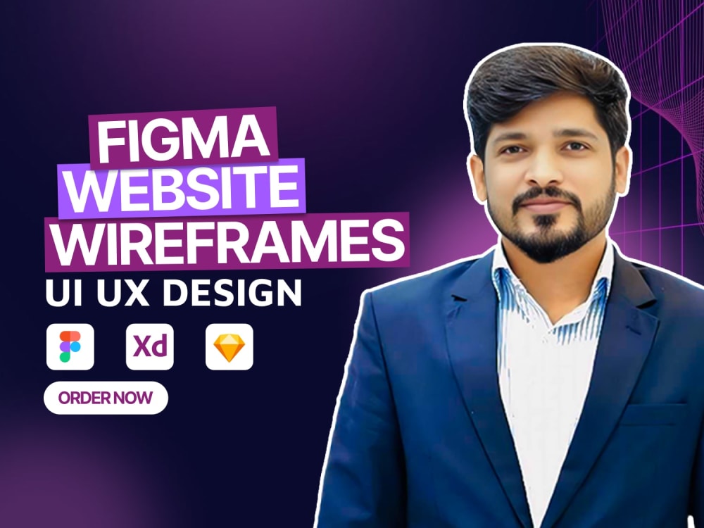 UI UX wireframes, figma Web UI UX design and clickable prototypes | Upwork