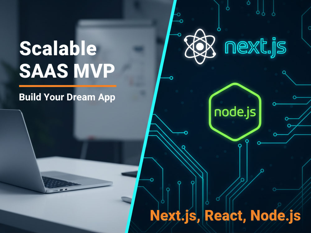I will build your Scalable SaaS MVP using Next.js, React, and Node.js | Upwork