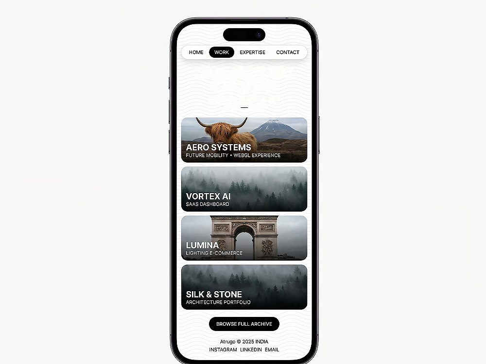 A high-end futuristic UI design for your startup | Upwork
