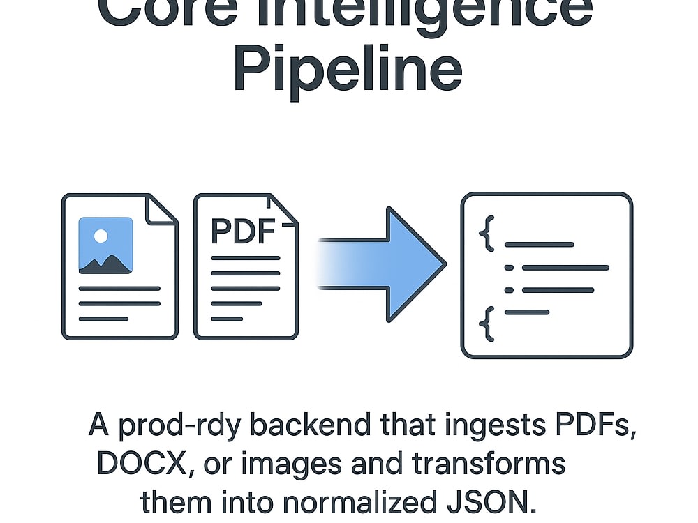 Enterprise-Grade Doc Intelligence Pipeline (OCR, AI, FastAPI ...