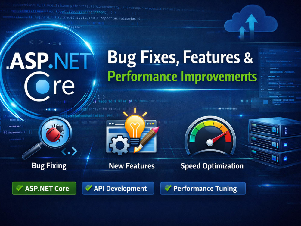 ASP.NET Core Development – Bug Fixes, Features & Performance ...