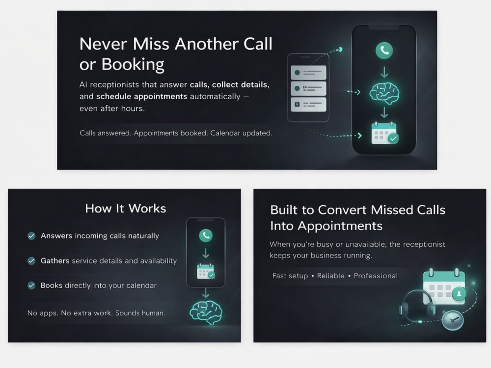 AI Phone Receptionist: I Will Set Up an Automated Call Answering System ...