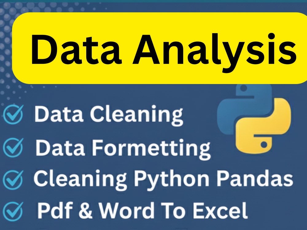Data cleaning, analysis, and visualization using Python | Upwork