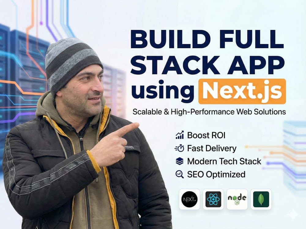 Build Full Stack App using Next.js | Upwork