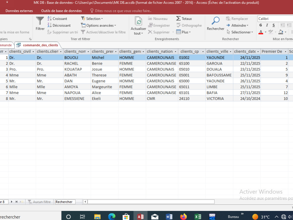Microsoft Access Database Setup & Data Organisation | Upwork