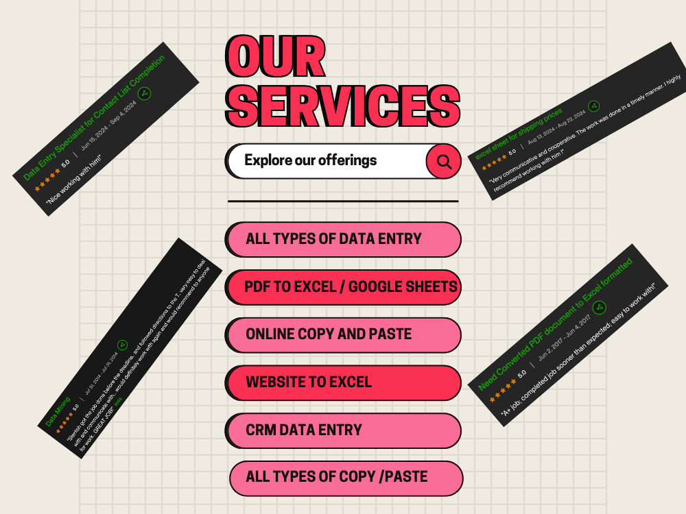 Expert Data Entry Services with 100% Accuracy | Upwork
