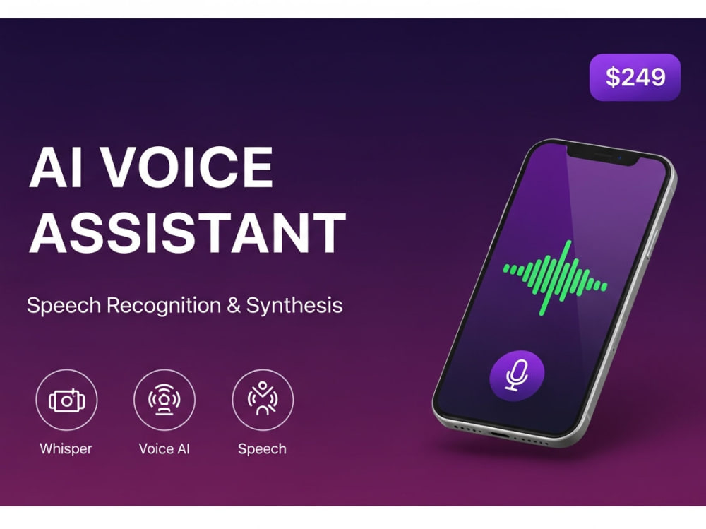 AI voice assistant with speech recognition and synthesis (10) | Upwork