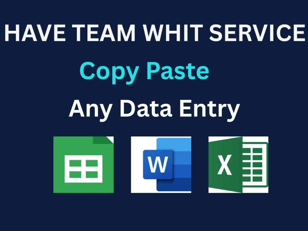 Fast data entry, copy paste job, manual typing, any file to Word or ...