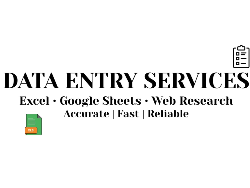 Accurate data entry, web research, and copy paste work | Upwork