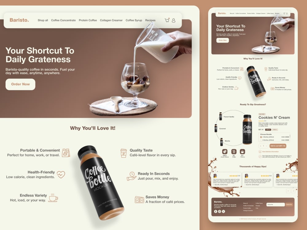 High-Converting Landing Page Design (UI/UX + Figma) | Upwork