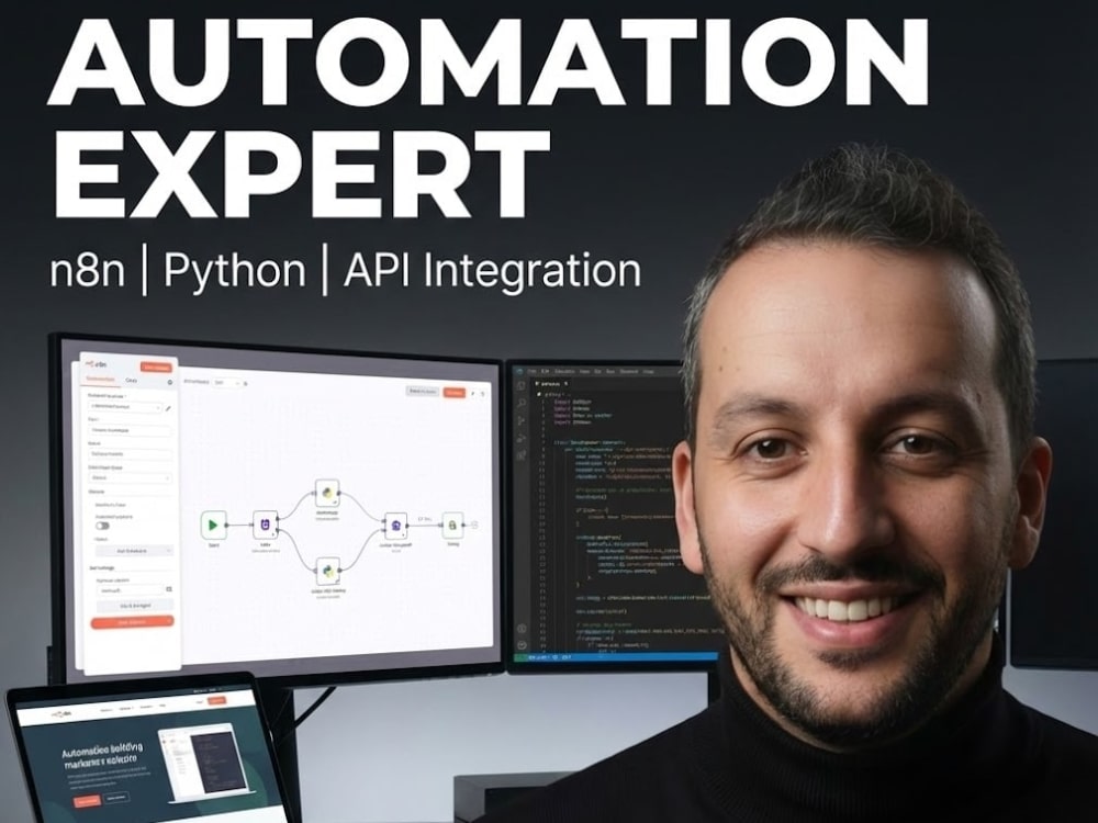 Custom n8n automation workflows using Python | Upwork