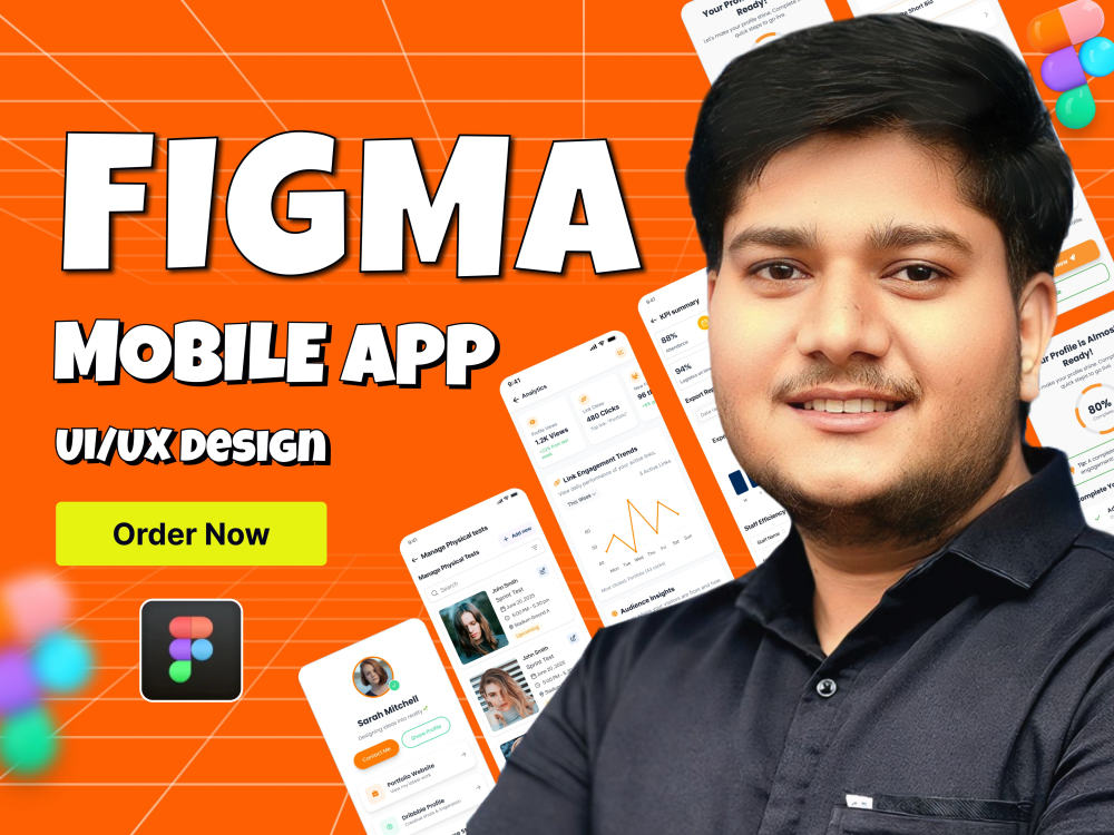 Figma app design, mobile app design, for IOS and android | Upwork
