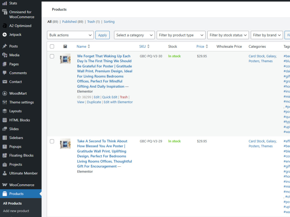 Product Categorization, Inventory Update & Variations Setup | Upwork