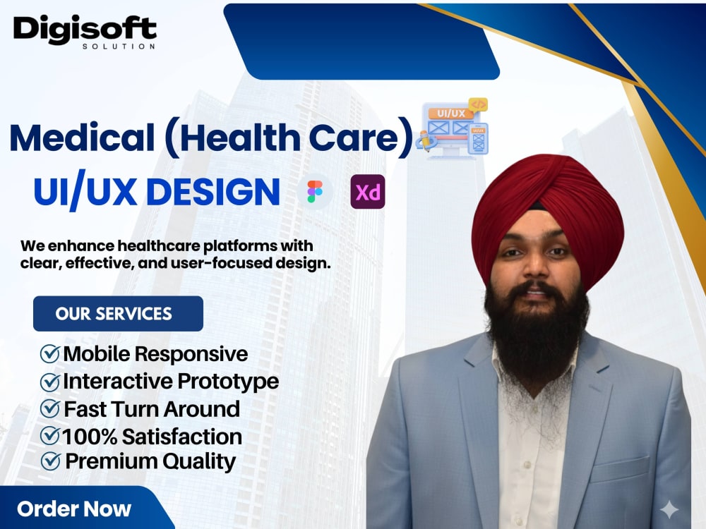 Modern Healthcare UI/UX Design for Clinics, Hospitals & Health Tech ...