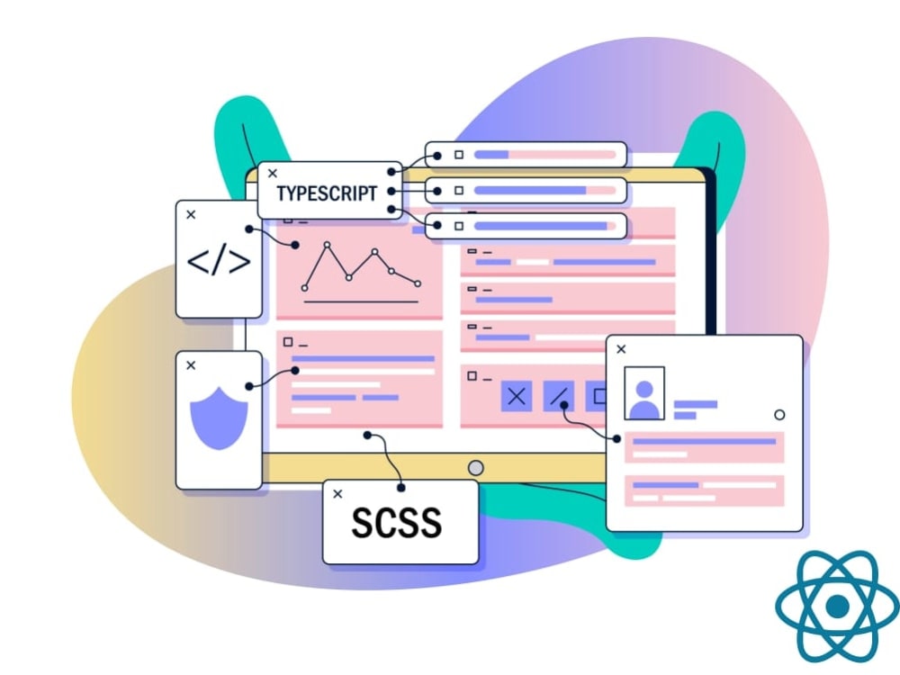 A responsive web page using react and sass | Upwork