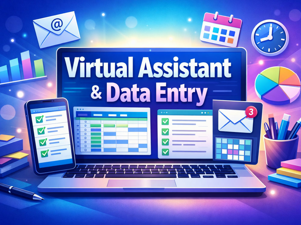 Virtual Assistant for Data Entry & Admin Tasks (Reliable Ongoing ...
