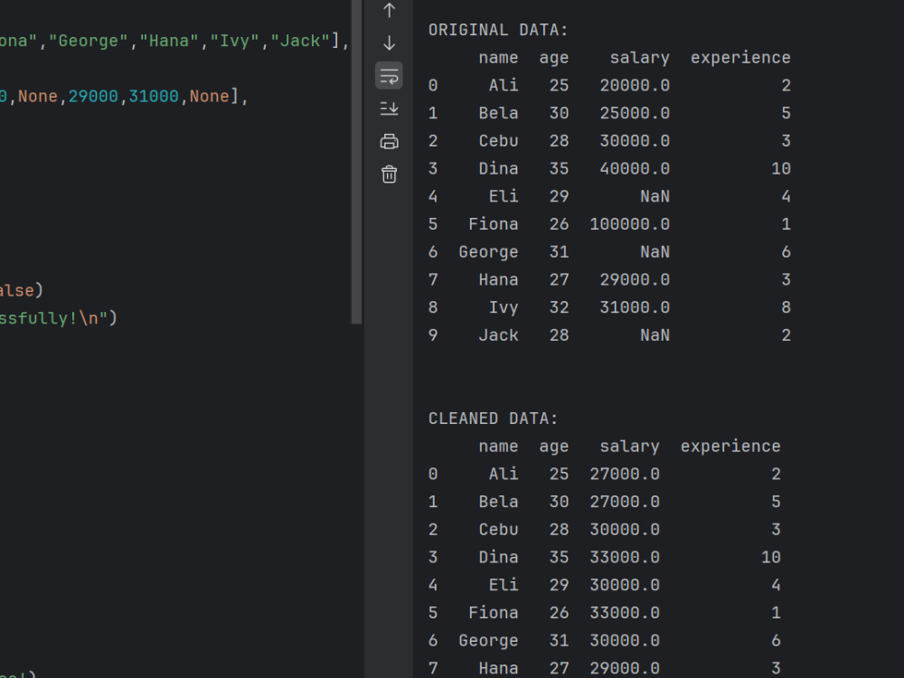 “Clean, Analyze & Visualize Your Data with Python & Excel” | Upwork